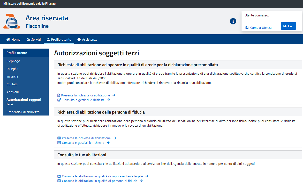 Agenzia informa - L'accesso ai servizi online per rappresentanti e persone di fiducia